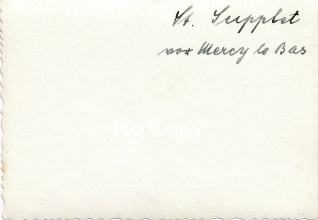 MILITARY FOTO WW2 France Mercy-le-Bas Leutnant Supplet 1940 X244 EUR 10 ...
