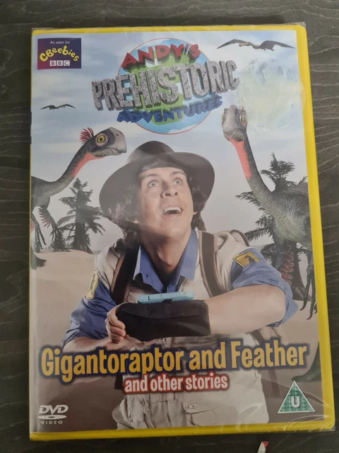 CBEEBIES BBC ANDYS prehistoric adventure dvd Brand new in wrapper kids ...