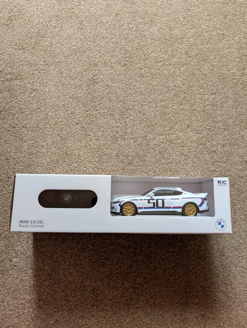 GENUINE BMW 3.0 CSL RC Remote Control Car Model Toy 1:24 Scale ...