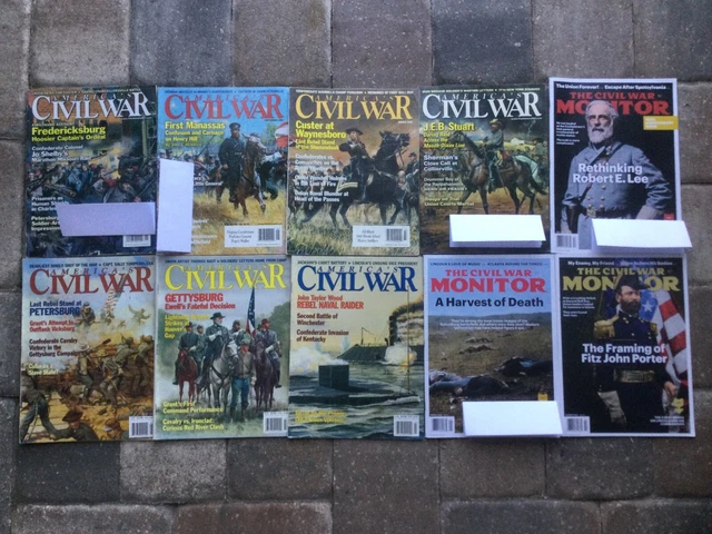 7 ( SEVEN ) AMERICA'S CIVIL WAR and 3 ( Three ) THE CIVIL WAR MONITOR ...