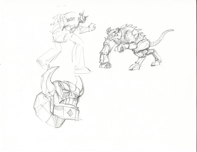 DUCKTALES WALT DISNEY Production Animation Drawing frm Animators Estate ...