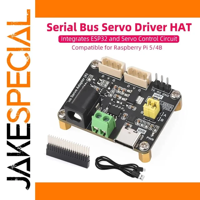 JAKESPECIAL – SERIAL Bus Servo Driver HAT for Raspberry Pi EUR 38,39 ...
