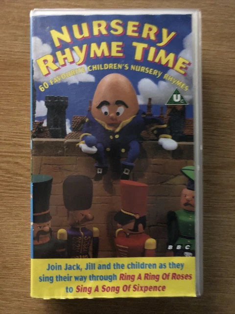 NURSERY RHYME TIME VHS VIDEO BBC £14.99 - PicClick UK