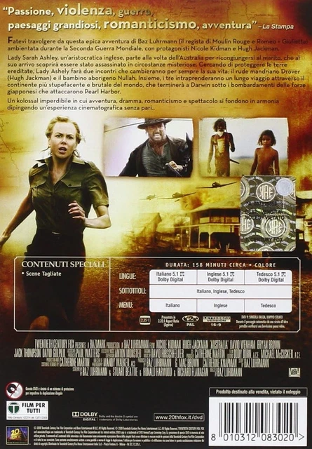 AUSTRALIA (DVD) BRYAN Brown David Hirschfelder Hugh Jackman Nicole ...