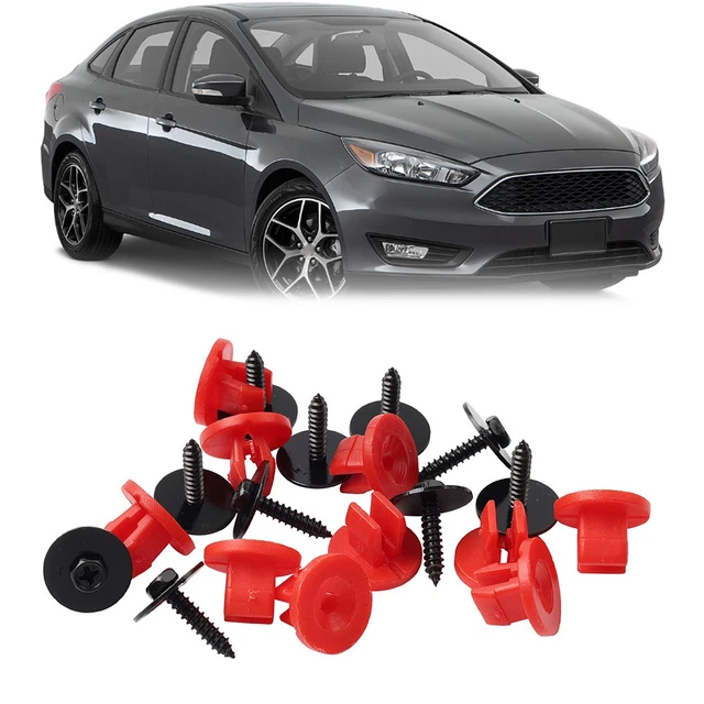 10 SET OF Engine Splash Shield Screw Nut Retainer For Ford Focus For ...
