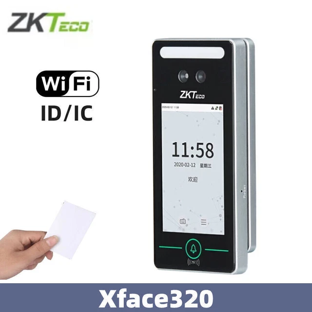 ZKTECO XFACE320 TCP/IP Face palm recognition attendance Door Access ...