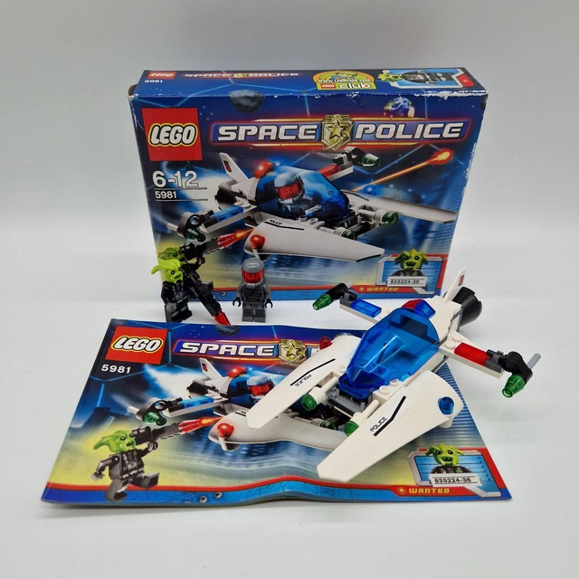 LEGO SPACE POLICE III 5981 Raid VPR Officer Alien Rench CIB Complete in ...