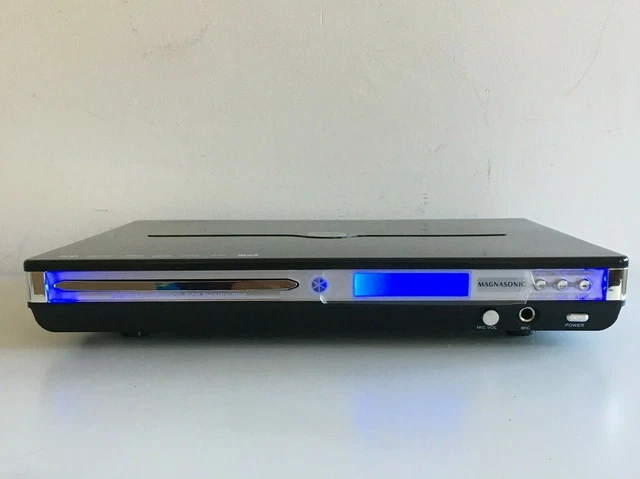 MAGNASONIC DVD VCD CD MP3 Player Progressive Scan Karaoke Feature with ...