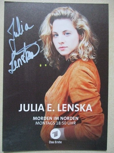 JULIA E.LENSKA+++++SCHAUSPIELERIN++++FILM++++TV++++AUTOGRAMM HANDSIGNIERT EUR 2,38 - PicClick DE
