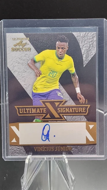 AUTOGRAPHE VINICIUS JUNIOR 2022 Leaf Vini Jr Real Madrid 5/9 S-VJ1 ...