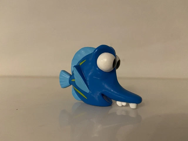 DISNEY PIXAR ORIGINAL Rare Finding Nemo Dory Figure Blue Big Teeth ...