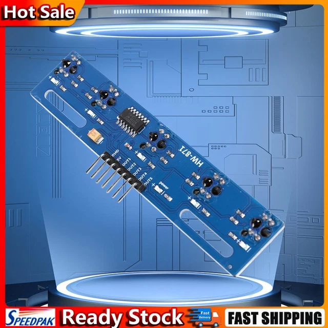 5 CHANNEL IR Infrared Obstacle Avoidance Sensor Module Useful TCRT5000L ...