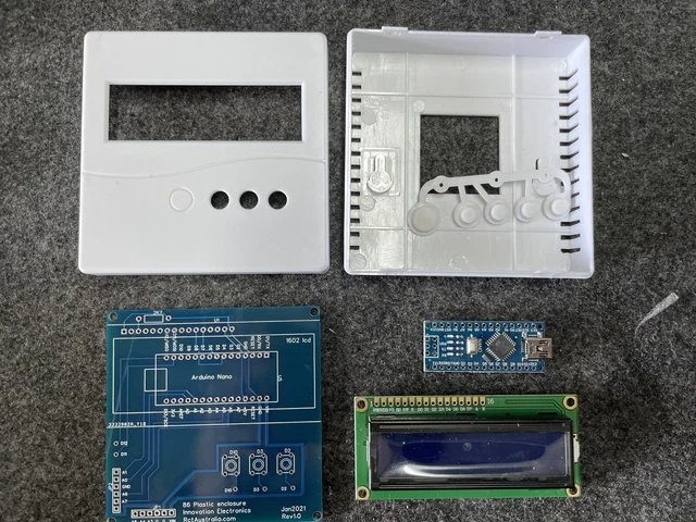 86 PLASTIC PROJECT Box PCB Suit arduino nano 1602 lcd $9.50 - PicClick AU