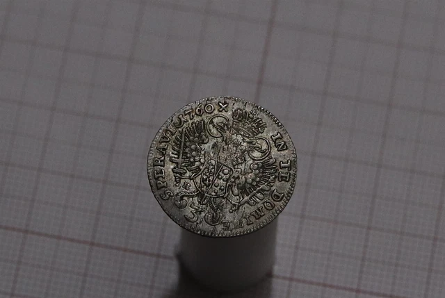 🧭 🇦🇹 AUSTRIA 3 Kreuzer 1760 Ha Silver Sharp Details B77 #Z6089 $94.45 ...