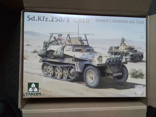 1/35 TAKOM SD.KFZ.250/3 "Greif" Rommel`s Command Half-Track No 2194. £ ...