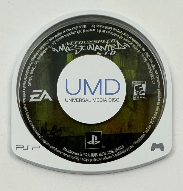 NEED FOR SPEED: Most Wanted 5-1-0 (Sony PSP, 2005) PSP UMD Game Only ...