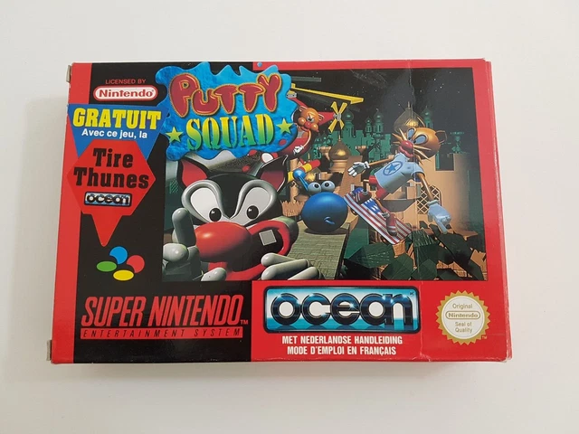 PUTTY SQUAD - Super Nintendo SNES game - [CIB PAL RARE FAH VERSION] £49 ...