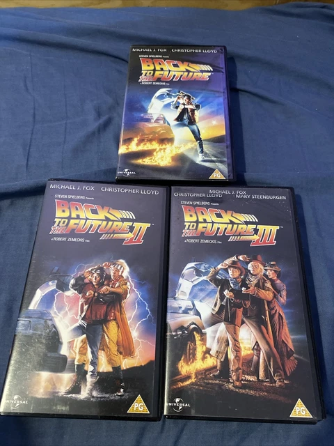 BACK TO THE Future Trilogy Parts 1, 2 & 3 - VHS Video Tapes *FREE ...