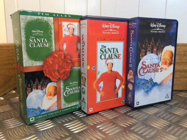 DISNEY CHRISTMAS VHS ~ The Santa Clause / Santa Clause 2 ~ Boxset ...