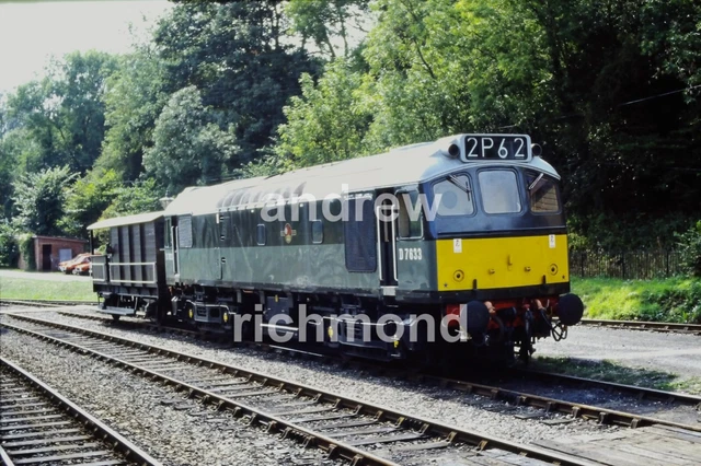 D7633 CLASS 25 Diesel Locomotive Original Fuji 35mm Railway Slide £3.29 ...