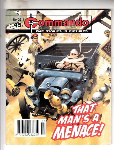 COMMANDO COMIC THAT MAN'S A MENACE Issue No 2611 EUR 7,11 - PicClick IT