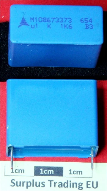 VISHAY FILM CAPACITOR 0.1µF 1600V ± 10% $4.33 - PicClick AU