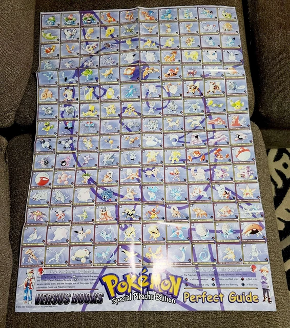 Original 150 Pokemon Poster