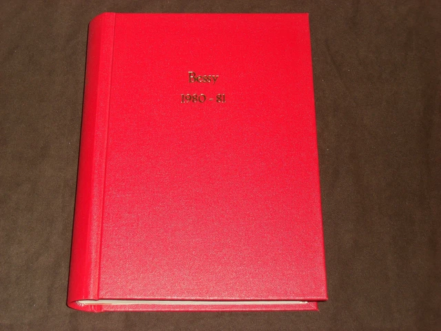 BESSY GEBUNDENES BUCH (712-813), 32 Hefte, 1980 - 1981, 1024 Seiten ...