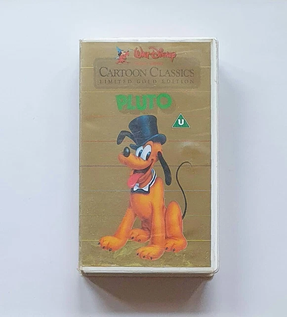 PLUTO - CARTOON Classics ~ Limited Gold Edition (🔶Rare VHS) Walt Disney ...