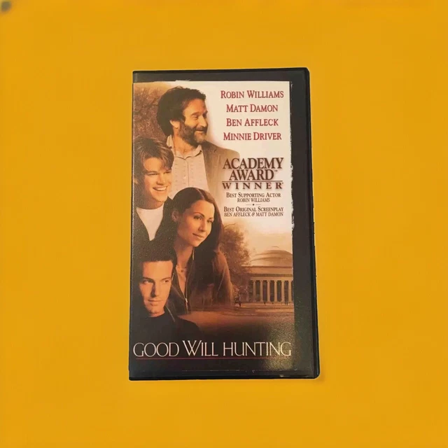 GOOD WILL HUNTING 1997 VHS Matt Damon Ben Affleck Robin Williams Minnie ...
