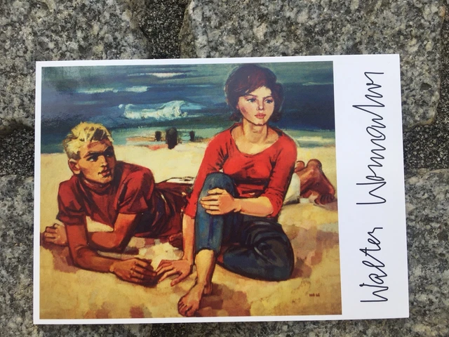 DDR BILD GEMÄLDE Kunstdruck Walter Womacka "Am Strand“ 1962 Usedom EUR ...