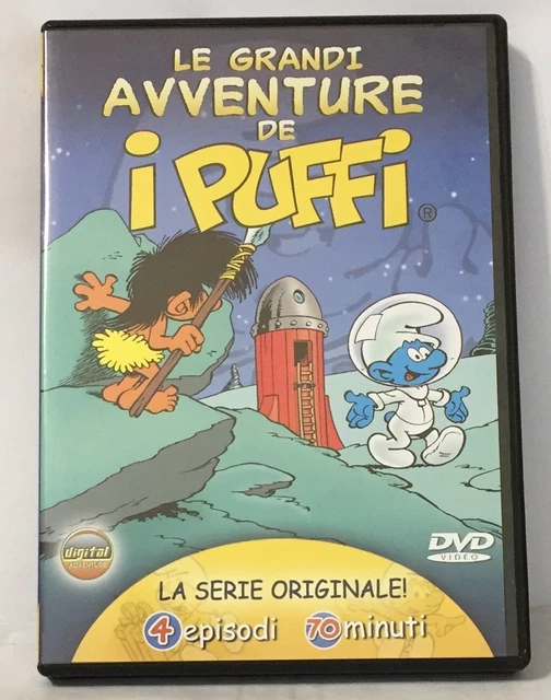 LE GRANDI AVVENTURE dei Puffi DVD La Serie Originale 4 Episodi Puffetta ...