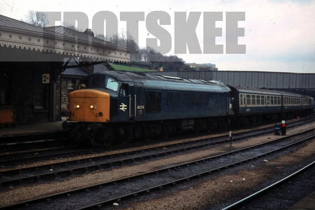 35MM SLIDE BR British Rail Diesel Loco Class 45 45074 1981 Original £3. ...