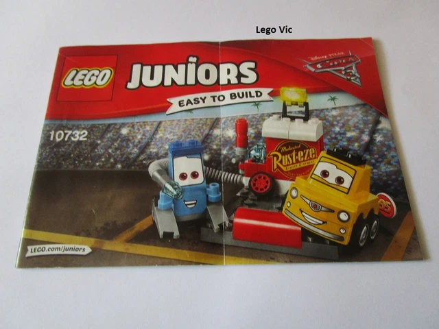 LEGO 10732 NOTICE Instruction Disney Cars Guido and Luigi's Pit Stop ...