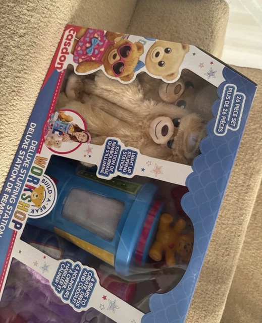 BUILD A BEAR Light Up Stuffing Station Set with 4 Bears Outfits ...