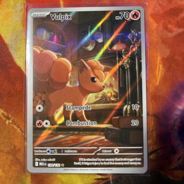 2025 | POKÉMON Mega Evolutions | Vulpix Illustration Rare | 138/132 £18 ...