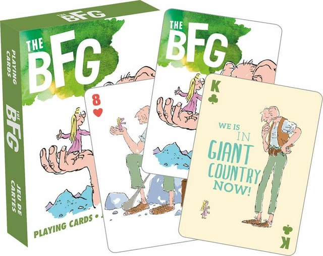 ROALD DAHL THE BFG Set of 52 Collectable Playing Cards + Jokers (nm) £7 ...