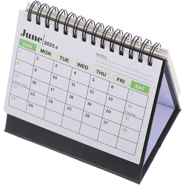 MINI CALENDAR ADORABLE Desk Flip 2025 Stand up Monthly Office £11.99 ...