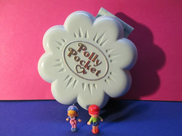 POLLY POCKET MINI Midge's Flower Shop 100% Komplett 2 Pollys von 1990 ...