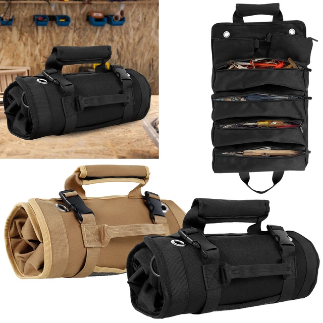 ROLL UP TOOL Bag Heavy Duty Tool Roll Up Pouch Large Capacity Tool ...