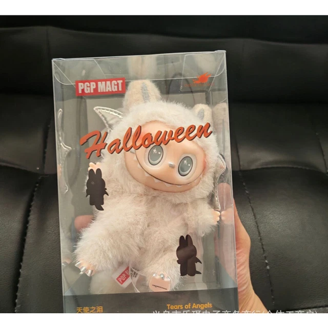 THE MONSTERS ZIMOMO White Angel in Clouds Labubu Plush Doll 17cm Toy ...