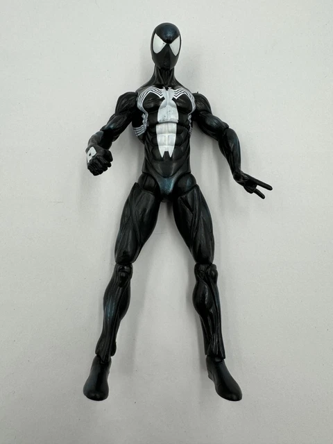 HASBRO MARVEL LEGENDS Symbiote Black Spider-Man 6 Inch Action Figure ...