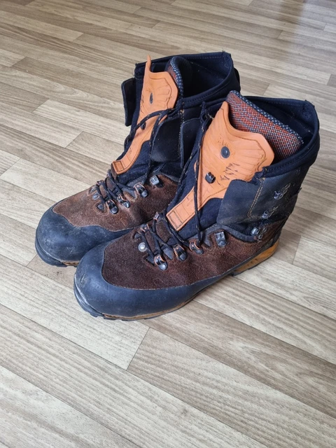 MEINDL AIRSTREAM ROCK Chainsaw Boots Size Eu45 Uk10½ £208.70 - PicClick UK