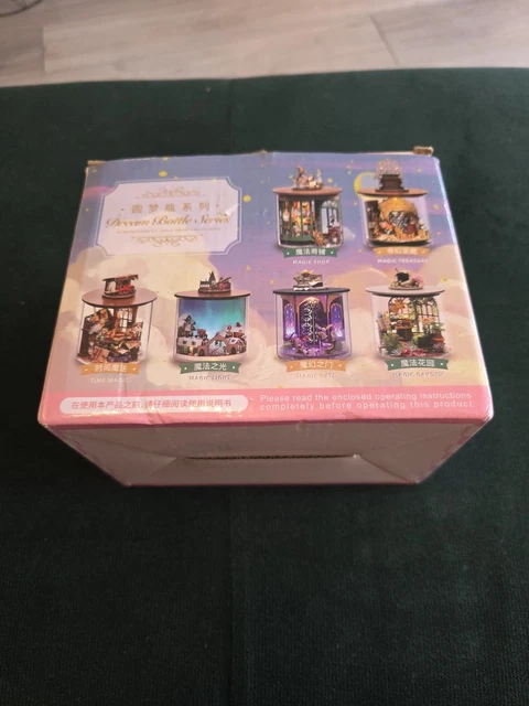 BOOK NOOK MINIATURE Dollhouse Kit DIY 3D Cuteroom Sakura Scenery Pink ...