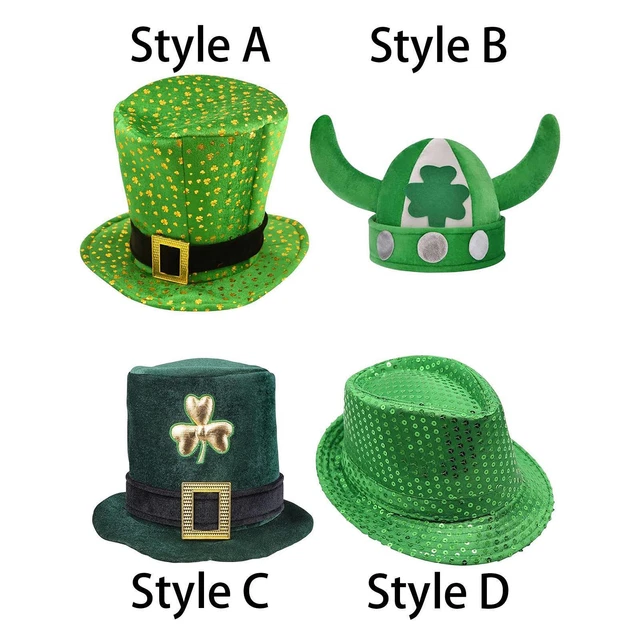 ST PATRICK'S DAY Hat Costume Accessories for Stage Performance Carnival ...