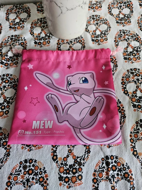 POKEMON CENTER MEW Original Drawstring Bag pouch £8.99 - PicClick UK