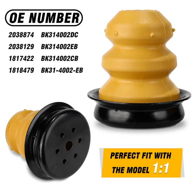 2X FOR FORD Transit Mk8 Custom Rear Axle Bump Stop Single Rear Wheel ...