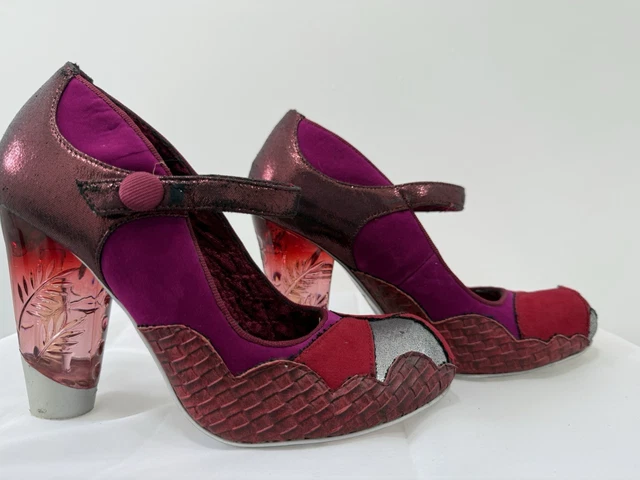 IRREGULAR CHOICE SAMPLE Shoes Lucite Heels Uk4 37 £1.13 - PicClick UK