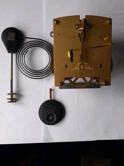 SMITHS ENFIELD 8 Day Striking Clock Movement, Pendulum & Gong £40.00 ...