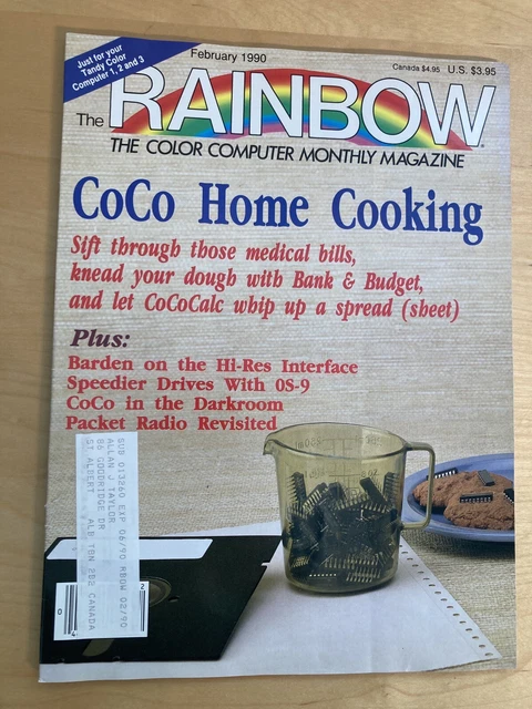 THE RAINBOW TANDY Color Computer TRS-80 Magazine Lot 6 Issues January ...